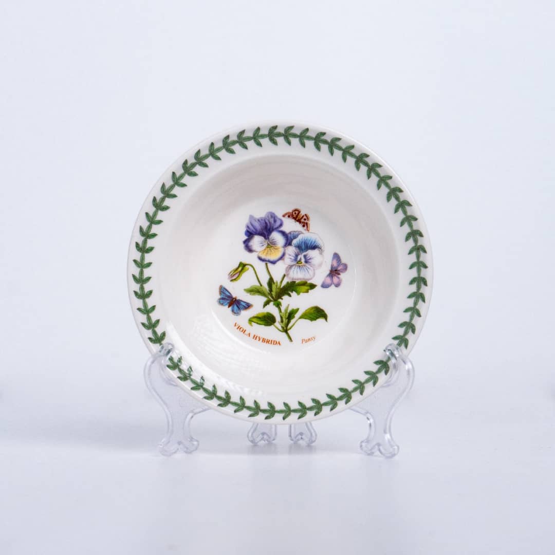 Portmeirion Botanic Garden 6 inch Oatmeal Bowl Pansy – Portmeirion ...