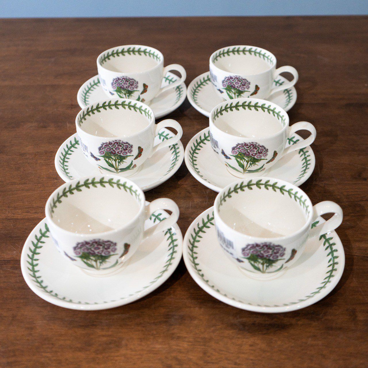 Portmeirion Botanic Garden Teacup and Saucer (T) Azalea/Sweet William ...