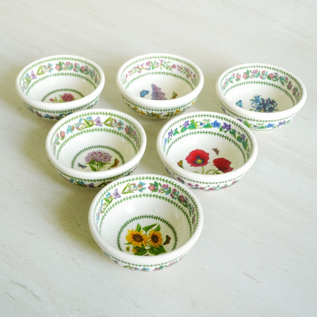 Seconds Portmeirion Botanic Garden Variation 4.5 Inch Fruit Salad Bowl ...